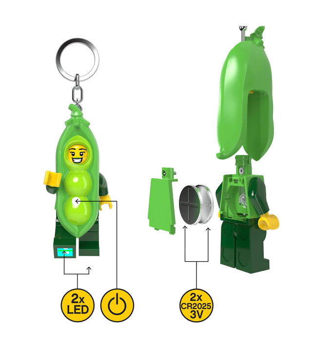 Joy Toy - LEGO Minifigures Keychain Light Erbsenschoten-Kostüm Mädchen ...