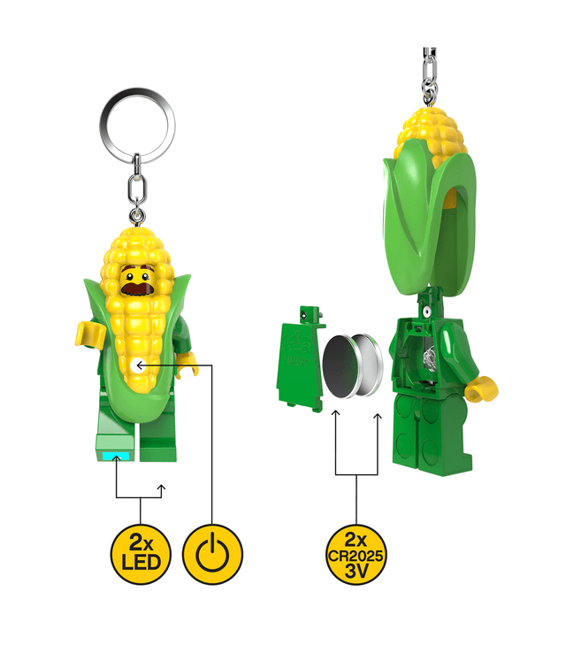 Joy Toy - LEGO Minifigures Maiskolben Keylight – LED-Schlüsselanhänger ...