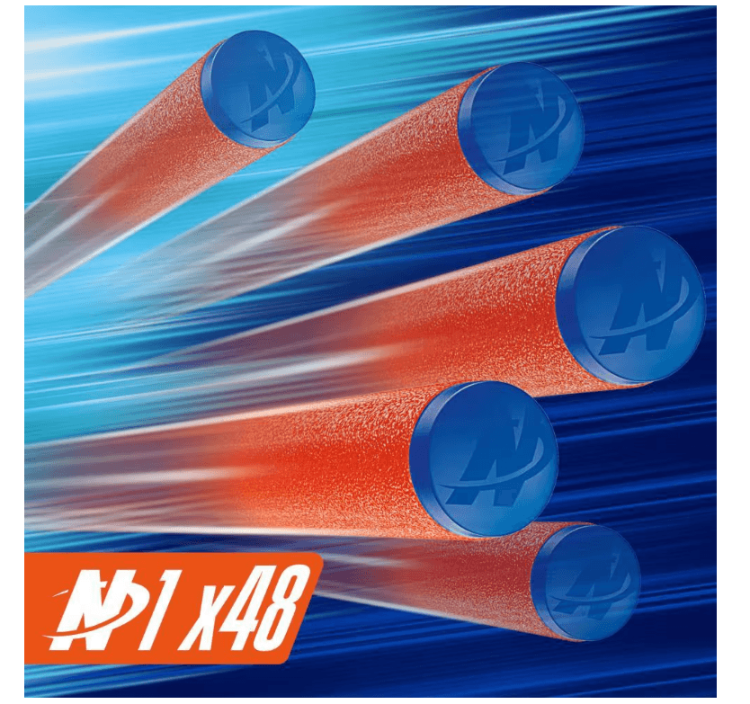Hasbro - Nerf N Series Loadout Galactic Commander Blaster – Mit 48 N-1 ...