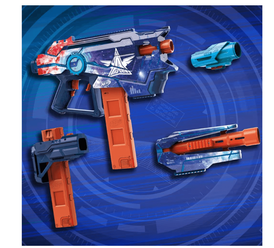 Hasbro - Nerf N Series Loadout Galactic Commander Blaster – Mit 48 N-1 ...
