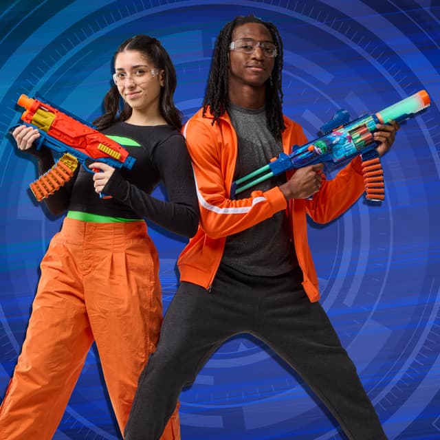 Hasbro - Nerf N Series Loadout Cyberlight Ghost Blaster und N1 Darts ...