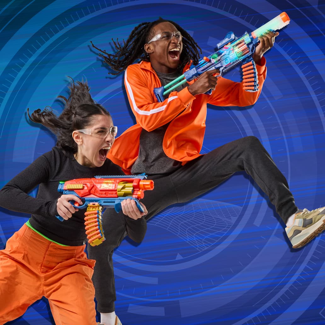 Hasbro - Nerf N Series Loadout Cyberlight Ghost Blaster und N1 Darts ...