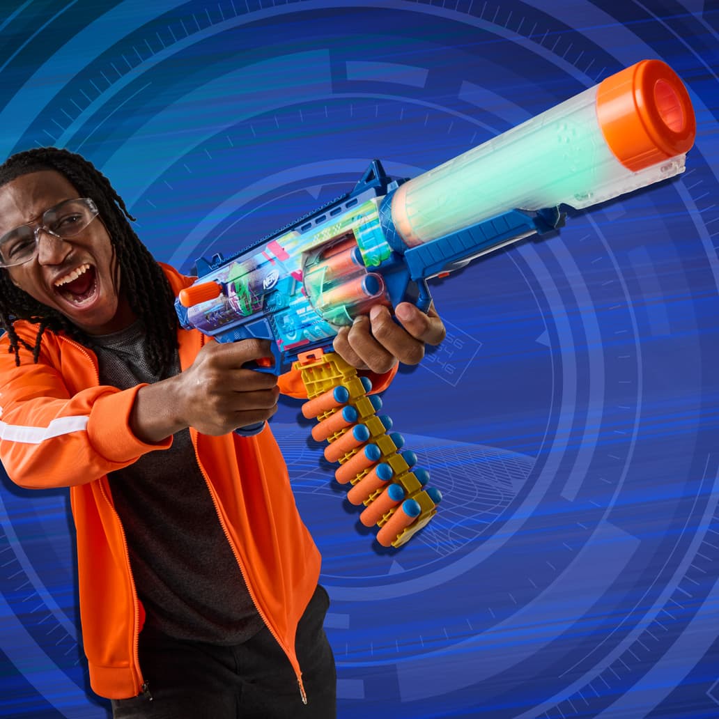 Hasbro - Nerf N Series Loadout Cyberlight Ghost Blaster und N1 Darts ...