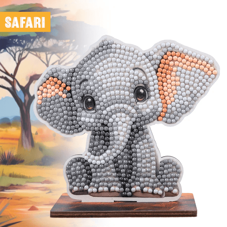 Craft Buddy - Crystal Art Diamond Painting Elefant Wildlife Buddies ...