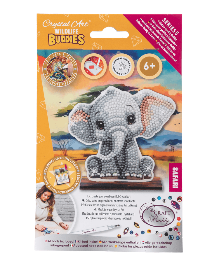 Craft Buddy - Crystal Art Diamond Painting Elefant Wildlife Buddies ...