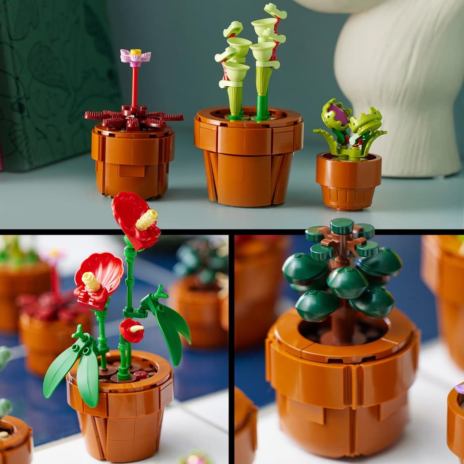 LEGO Icons Botanical Collection 10329 Mini Pflanzen und Blumen Set ...