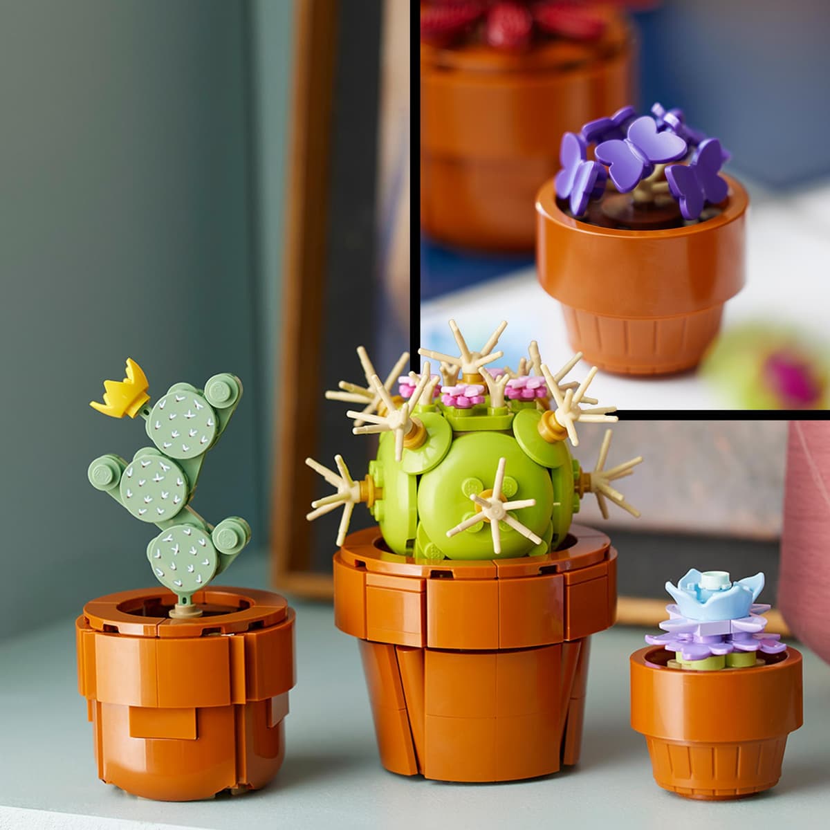 LEGO Icons Botanical Collection 10329 Mini Pflanzen und Blumen Set ...