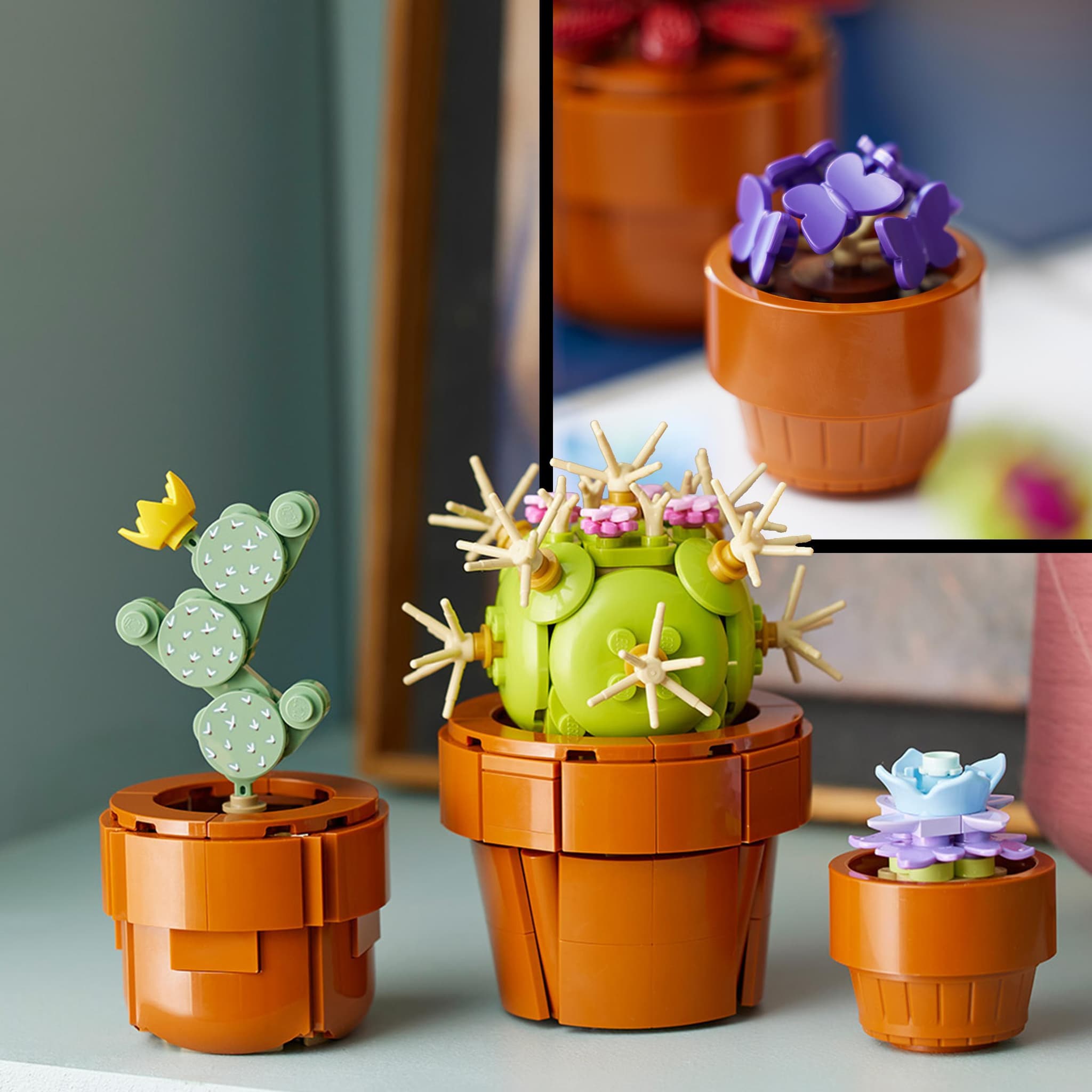 LEGO Icons Botanical Collection 10329 Mini Pflanzen und Blumen Set ...