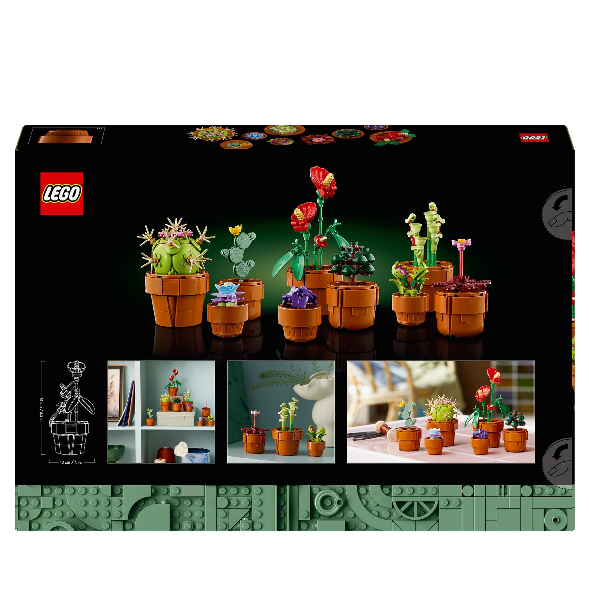 LEGO Icons Botanical Collection 10329 Mini Pflanzen und Blumen Set ...
