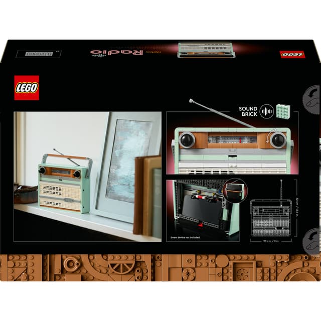 LEGO Icons Retro-Kofferradio, Musik-Bauset für Erwachsene 10334 online ...