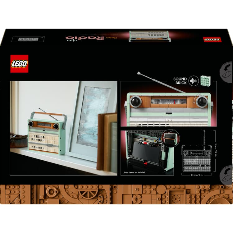 LEGO Icons Retro-Kofferradio, Musik-Bauset für Erwachsene 10334 online ...