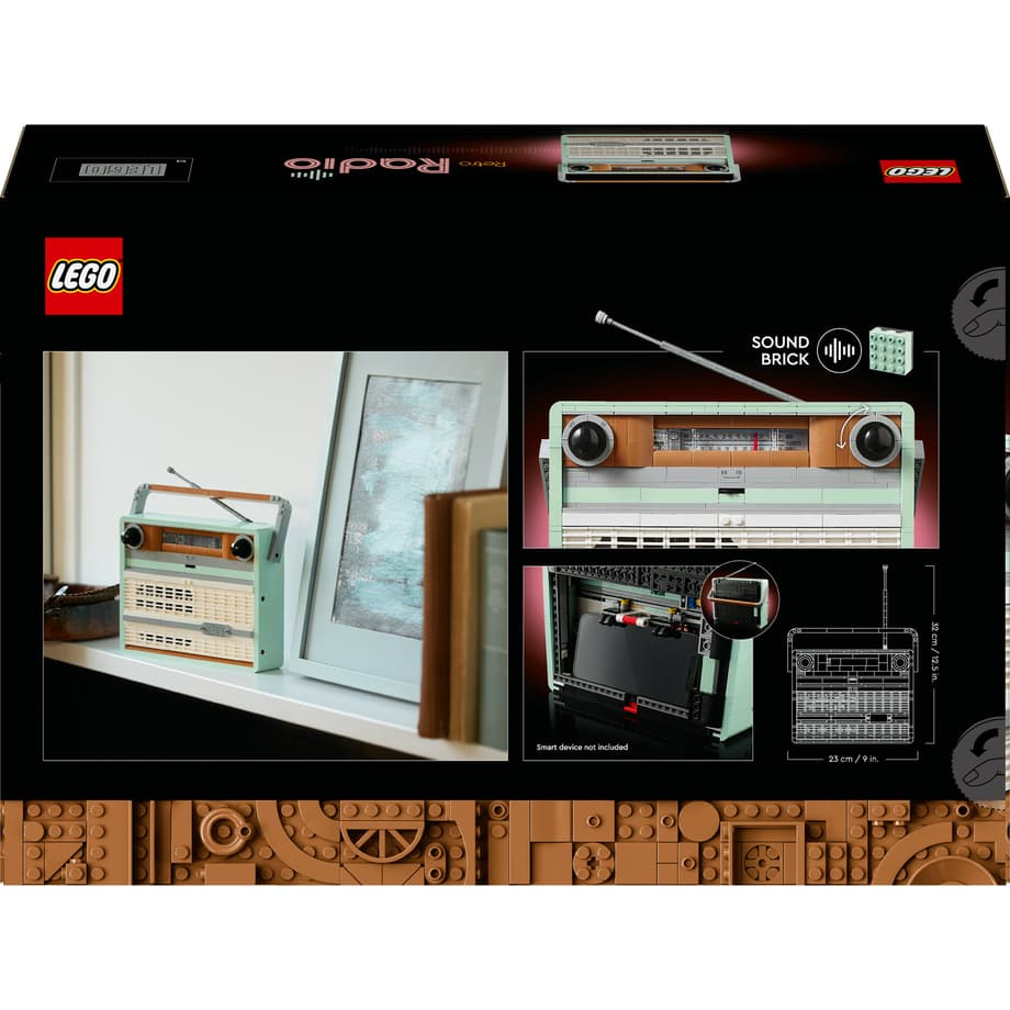 LEGO Icons Retro-Kofferradio, Musik-Bauset für Erwachsene 10334 online ...