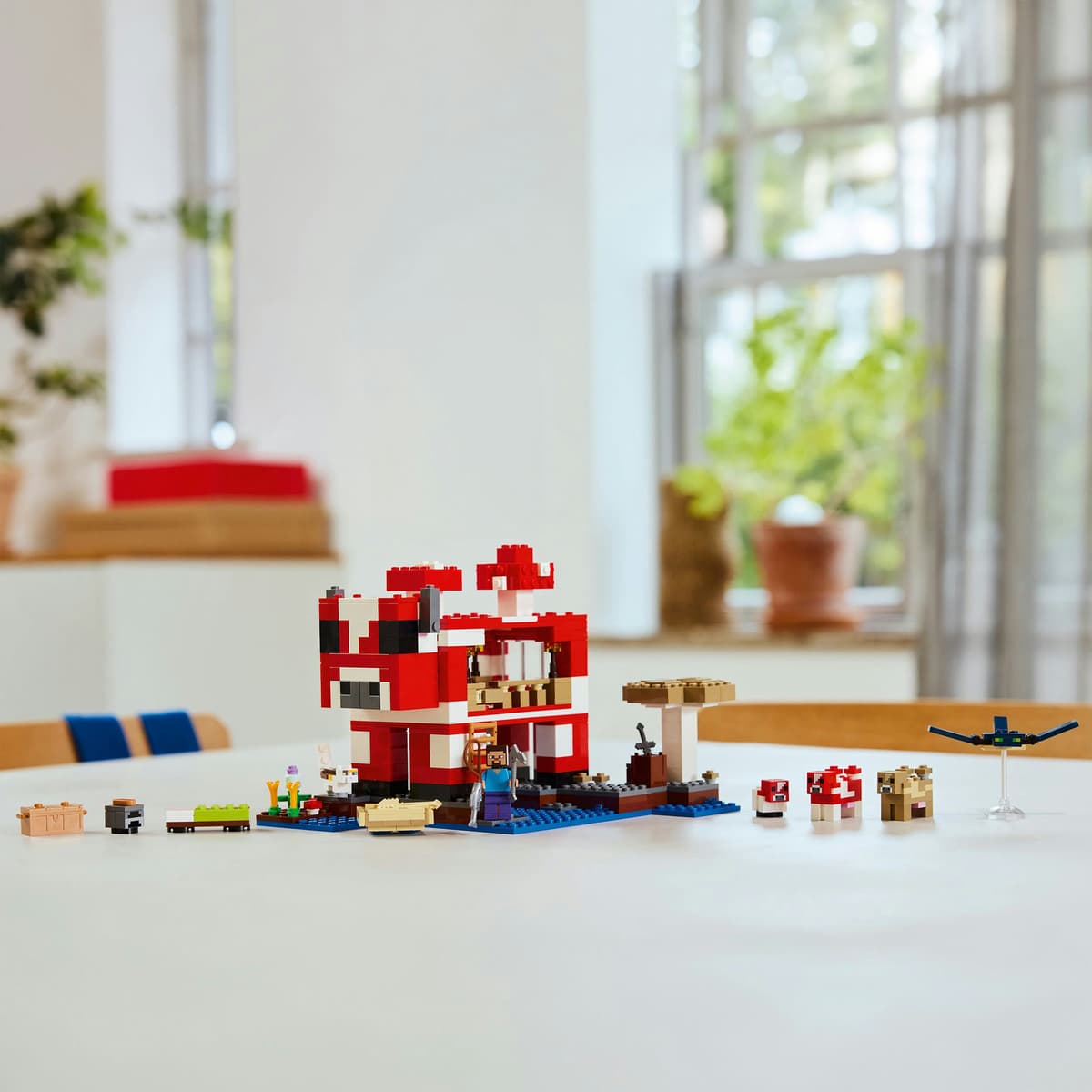 LEGO Minecraft Das Pilzkuh-Haus, Kinderspielzeug zum Videospiel 21270 ...