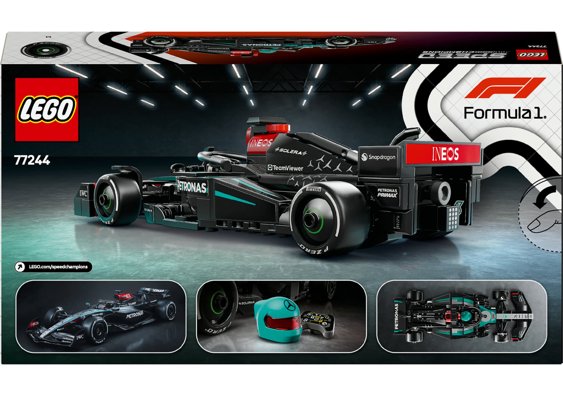 LEGO Speed Champions Mercedes-AMG F1 W15 Rennauto - Spielzeug Auto ...