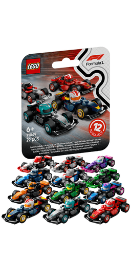 LEGO F1 Rennwagen zum Sammeln - Bau- und Spielset für Kinder 71049 ...