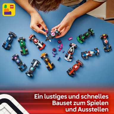 LEGO F1 Rennwagen zum Sammeln - Bau- und Spielset für Kinder 71049 ...