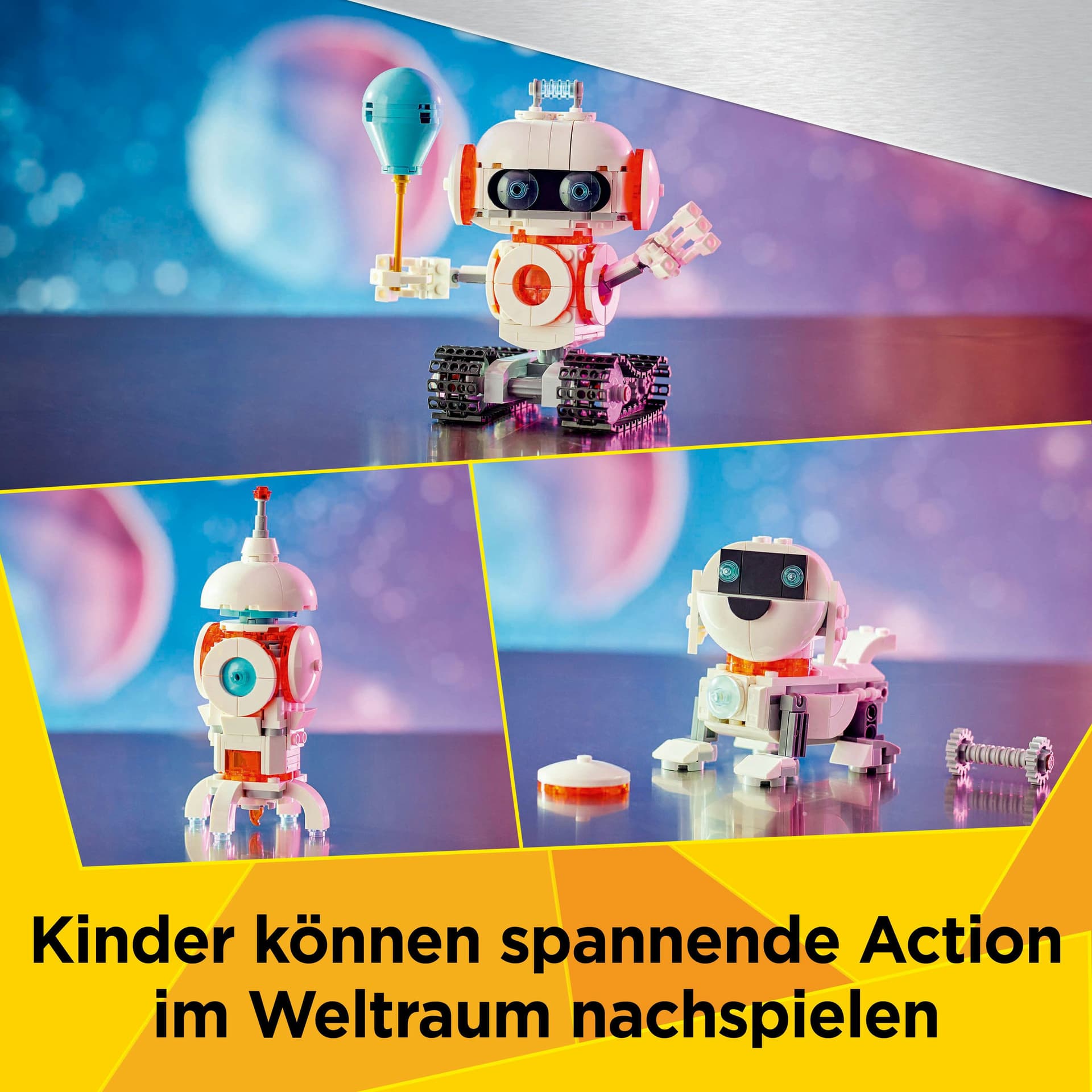 LEGO Creator 3in1 Weltraum-Roboter - Umbaubar in Hund oder Rakete 31164 ...