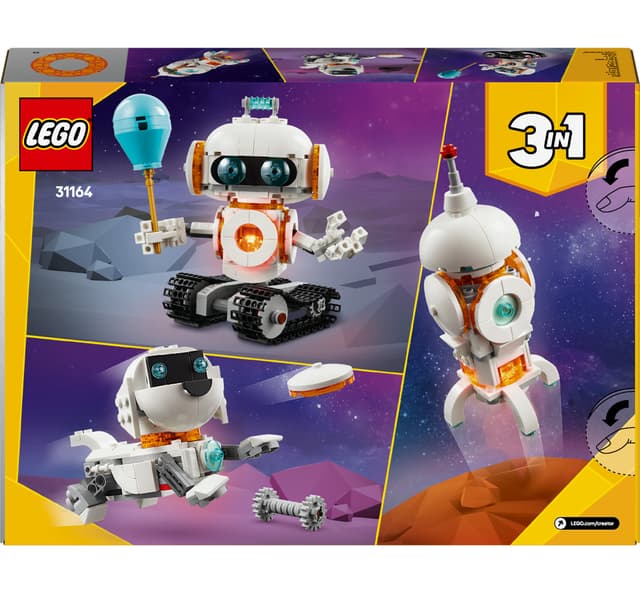 LEGO Creator 3in1 Weltraum-Roboter - Umbaubar in Hund oder Rakete 31164 ...