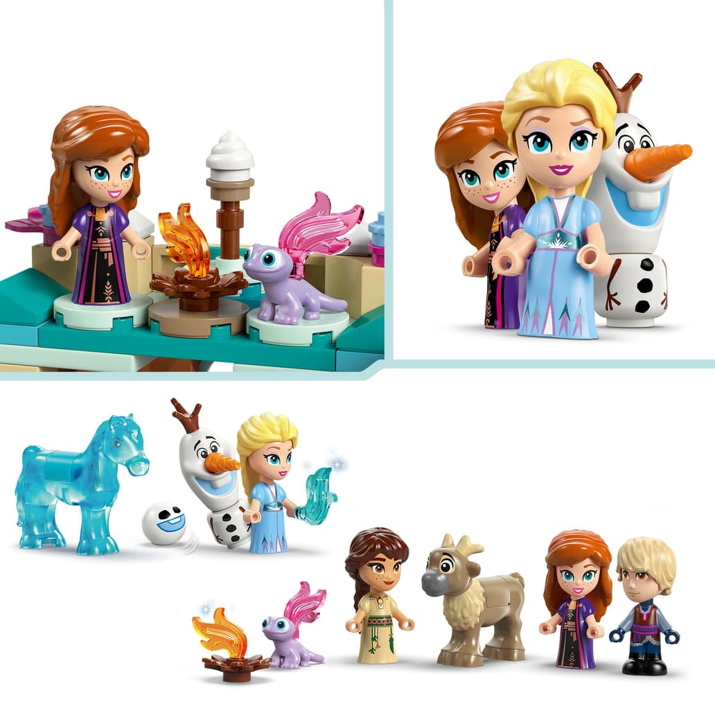 LEGO ǀ Disney Frozen Schloss Arendelle und Elsas Eispalast Bauset 43278 ...