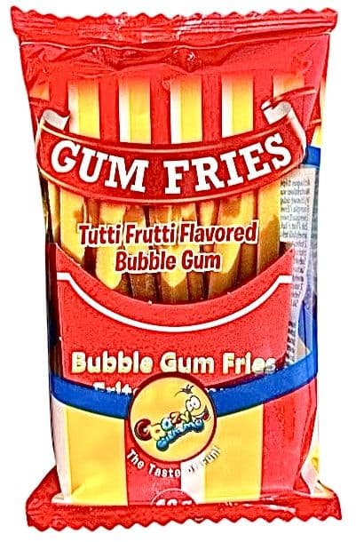 GUM FRIES Tutti frutti flavoured bubble gum online bestellen | MÜLLER