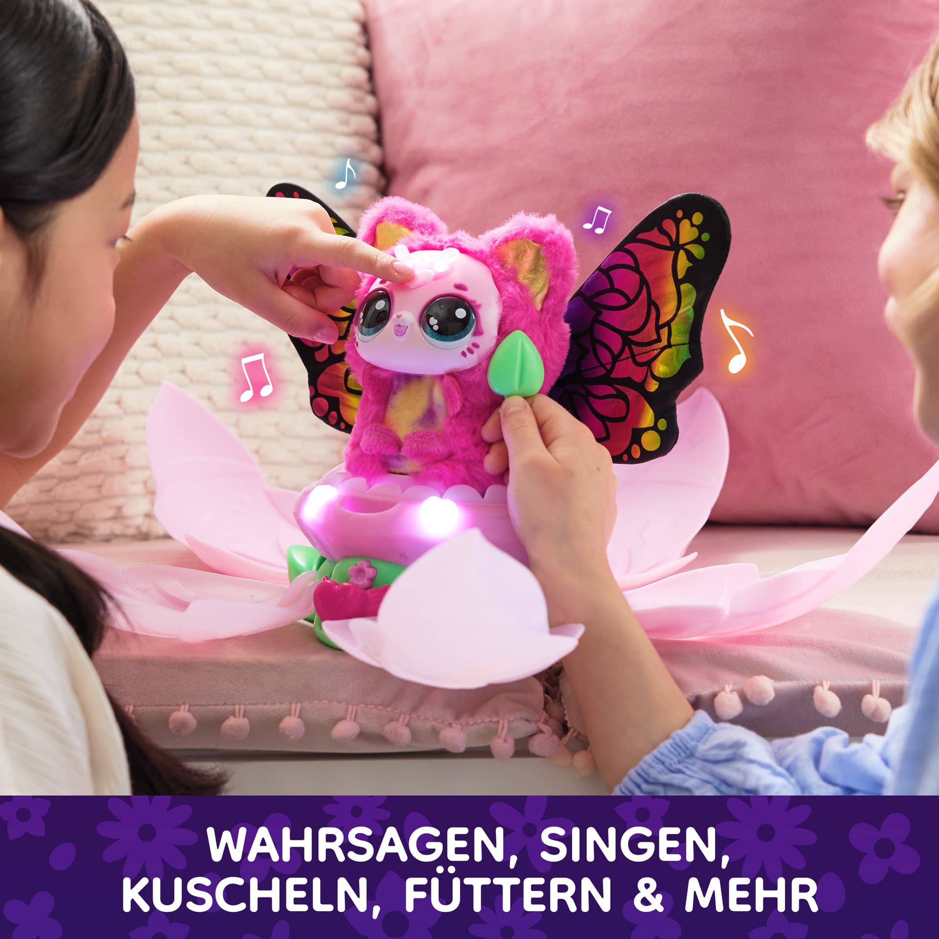 Bloomables von Hatchimals - Kittyfly, Interaktives Spielzeug mit ...