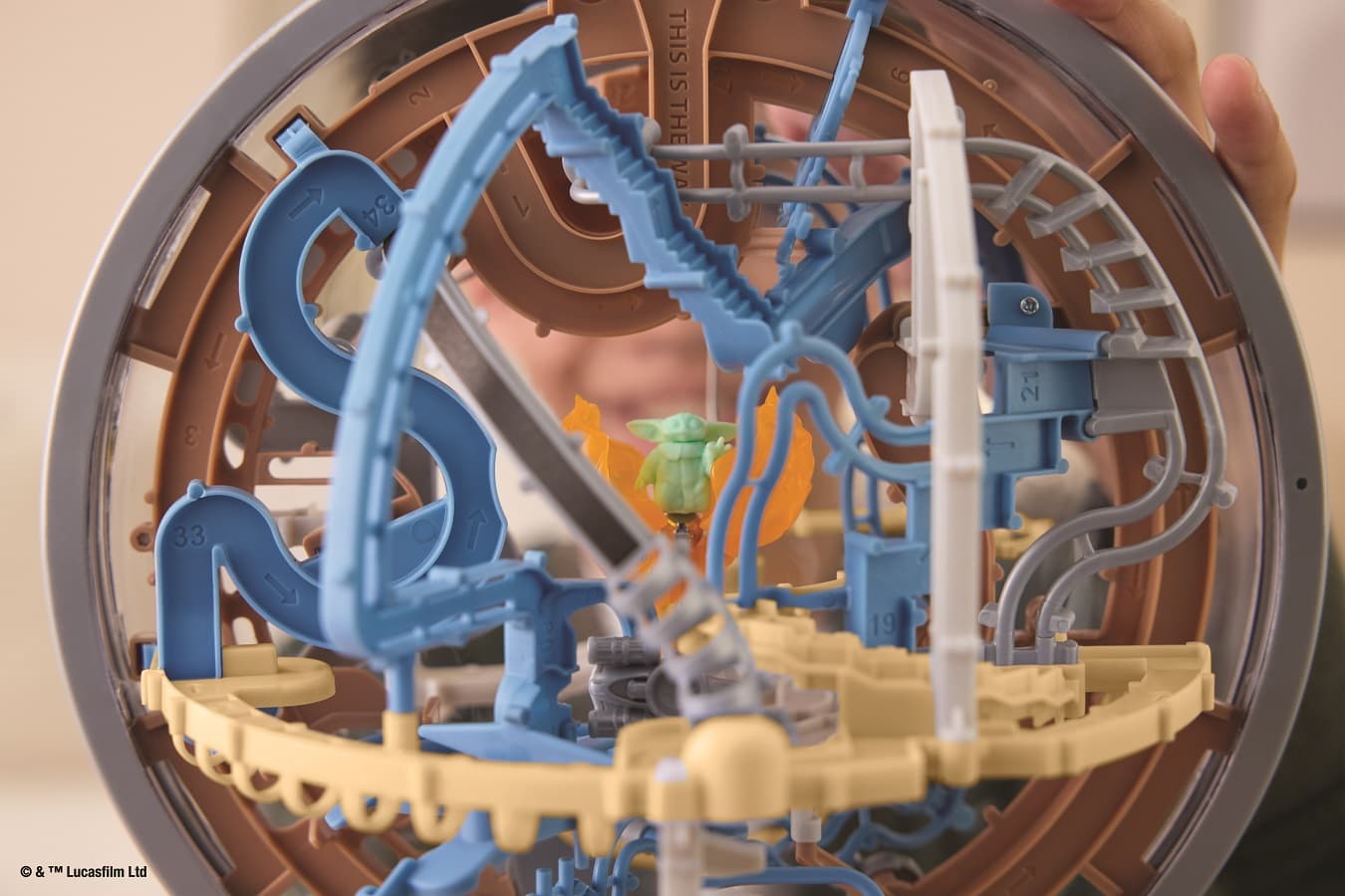Perplexus Star Wars - The Mandalorian, 3D-Kugellabyrinth mit 80 ...