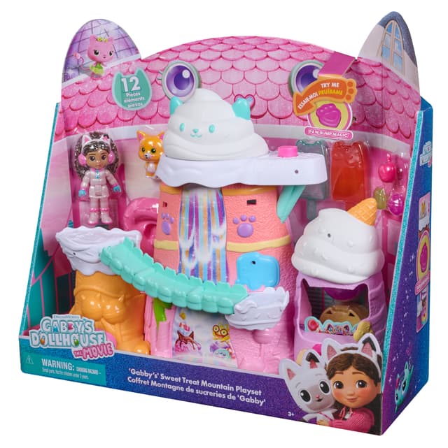 Gabby’s Dollhouse: Der Film – Zuckerguss-Gebirge Spielset, 12-teiliges ...