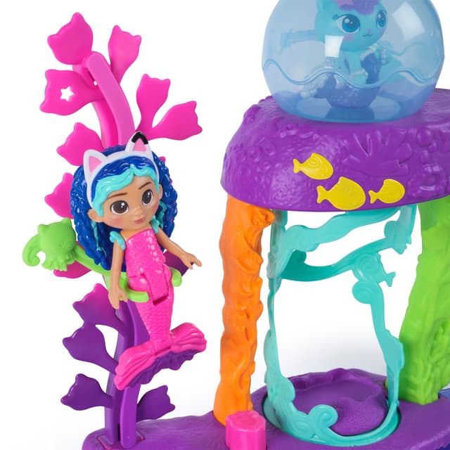 Gabby’s Dollhouse: Der Film – Meerkätzchens buntes Aquarium Spielset ...