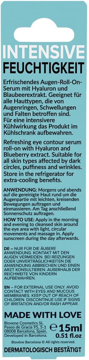 BIOVÈNE BARCELONA Hyaluron Hydra-Power Eye Roll-On online bestellen ...