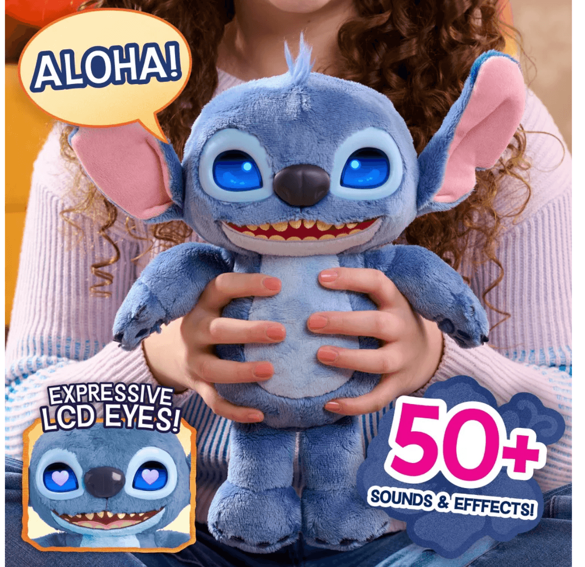 Disney Lilo & Stitch – Many Moods Stitch Funktionsplüschcharakter ...