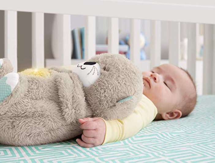 Fisher-Price Schlummer-Otter, Plüsch-Tier Baby, Spieluhr, Kuscheltier ...