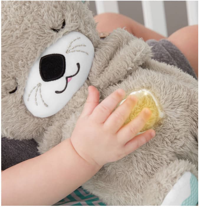 Fisher-Price Schlummer-Otter, Plüsch-Tier Baby, Spieluhr, Kuscheltier ...