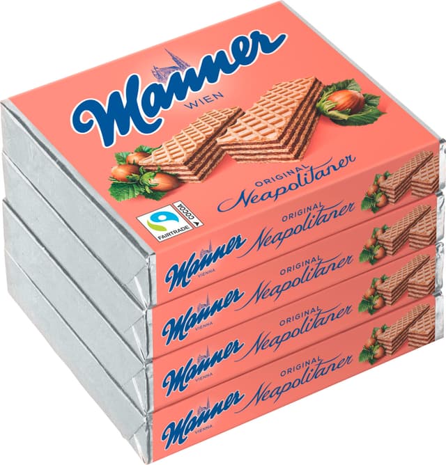 Manner Original Neapolitaner Waffeln 4er online bestellen | MÜLLER