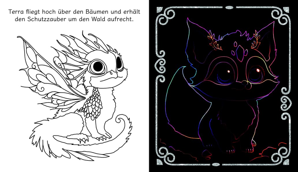 Fantasy Scratch Art - Fantastische Tiere online bestellen | MÜLLER