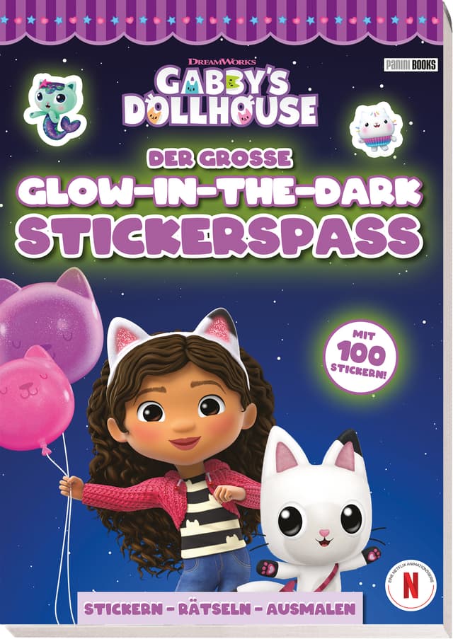 Gabby's Dollhouse: Der große Glow-in-the-Dark-Stickerspaß: Stickern ...